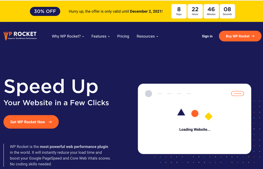 WP Rocket Black Friday Deal 2023: 30% OFF All Plans