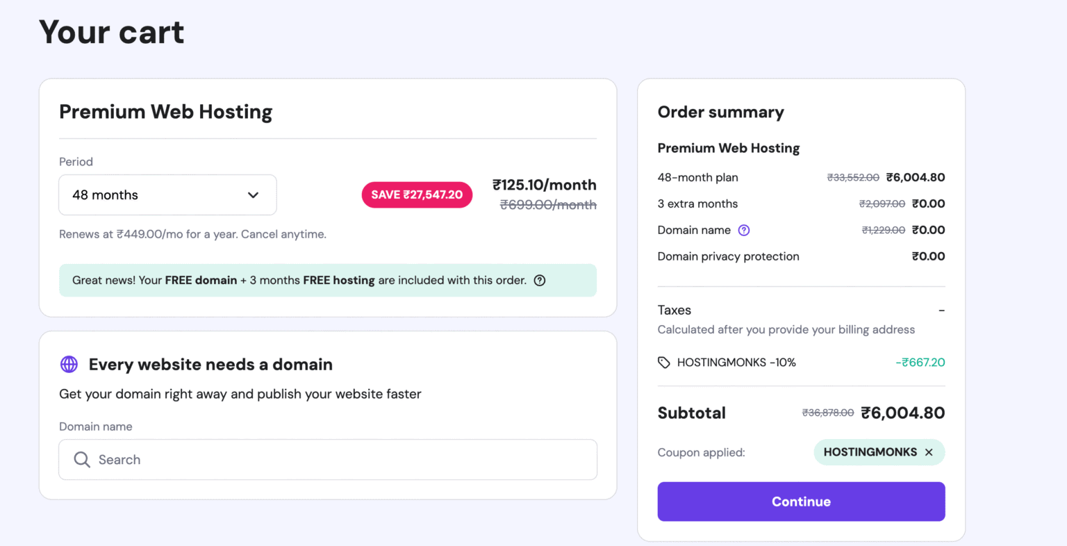 Hostinger Domain Coupon Code Oct 2025 [Up to 97% OFF]