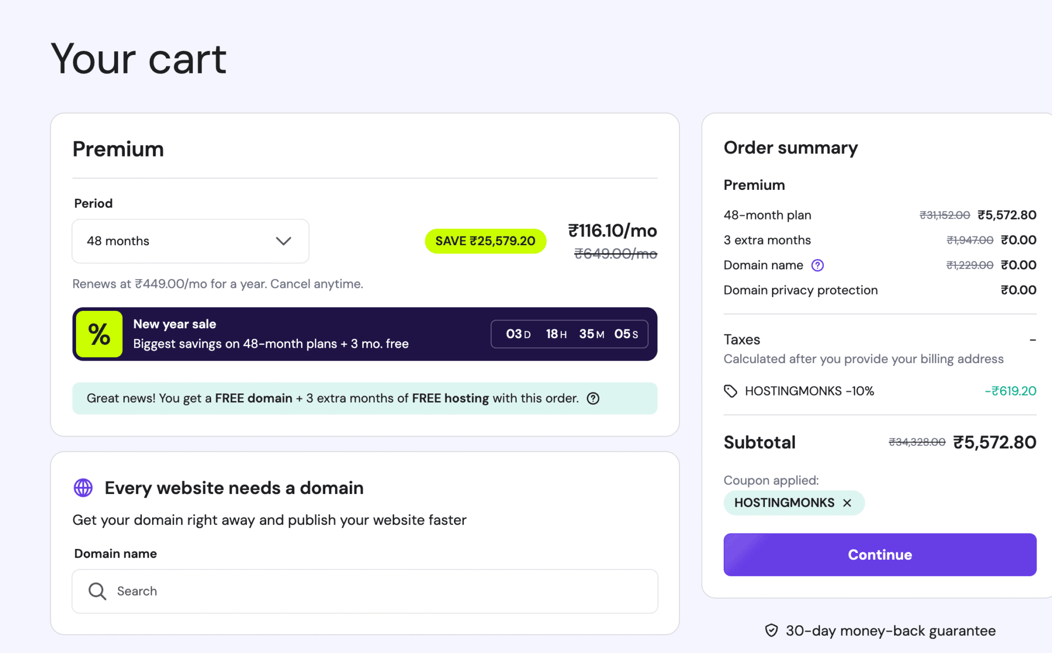 Hostinger Domain Coupon Code Mar 2026 [Up to 97% OFF]