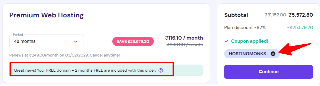 Hostinger Domain Coupon Code Jan 2025 [Up to 97% OFF]